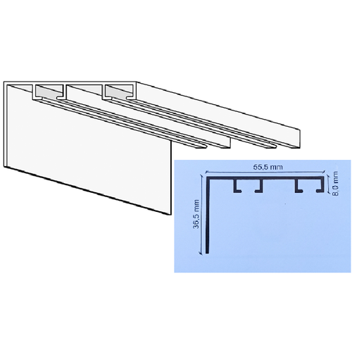 Sense Home aluminijumska plafonska garnišna 261681