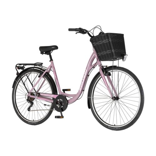 Bicikl Fashion Venssini Grace 28" Alu 21" V-Brake 6 Brzina 167-192cm (L/Xl) Roze