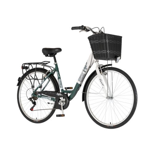 Bicikl Fashion Visitor Bloom 28" Alu 19" V-Brake 6 Brzina 155-178cm (S/M) Zeleno Beli