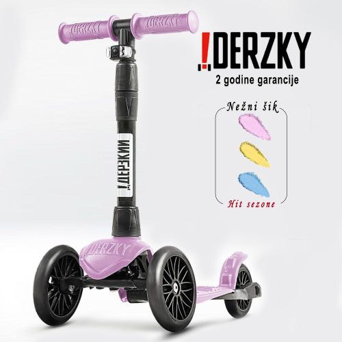 Derzky Trotinet Baby Style 1-5 god, Pastelno Roze