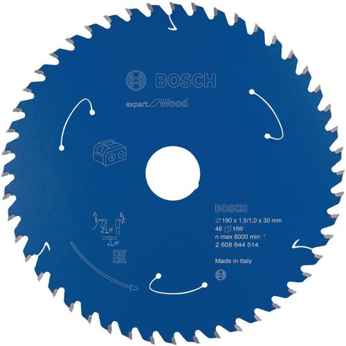 Bosch Expert for Wood list kružne testere za akumulatorske testere 190x1.5/1x30 T48 2608644514