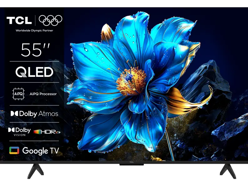 TCL Televizor 55P7K, 55" 4K ,QLED TV, 60 Hz ,Google TV