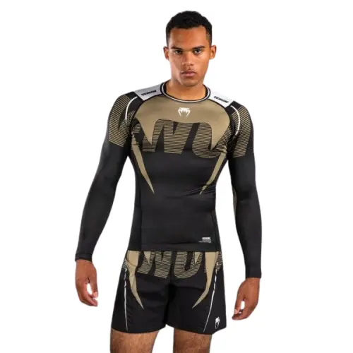 Venum Kompresiona majica Rashguard Adrenaline, Dugi rukav, Crna
