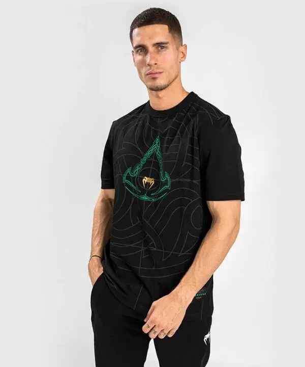 Venum Muška sportska majica Assassins Creed Reloaded, Kratak rukav, Crna