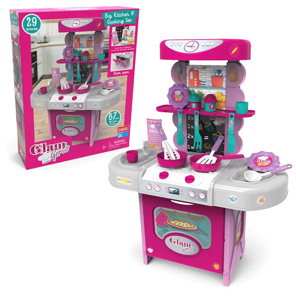 Bildo Set za igru Kuhinja Glam Girls, 29 delova