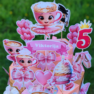BALLERINA CAPPUCCINA TORTE OD KARTONA – NADINE PINJATE