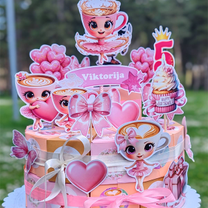 BALLERINA CAPPUCCINA TORTE OD KARTONA – NADINE PINJATE