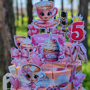 BALLERINA CAPPUCCINA TORTE OD KARTONA – NADINE PINJATE