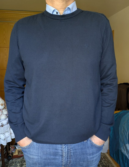 Muški džemper 3XL teget Marc O’Polo
