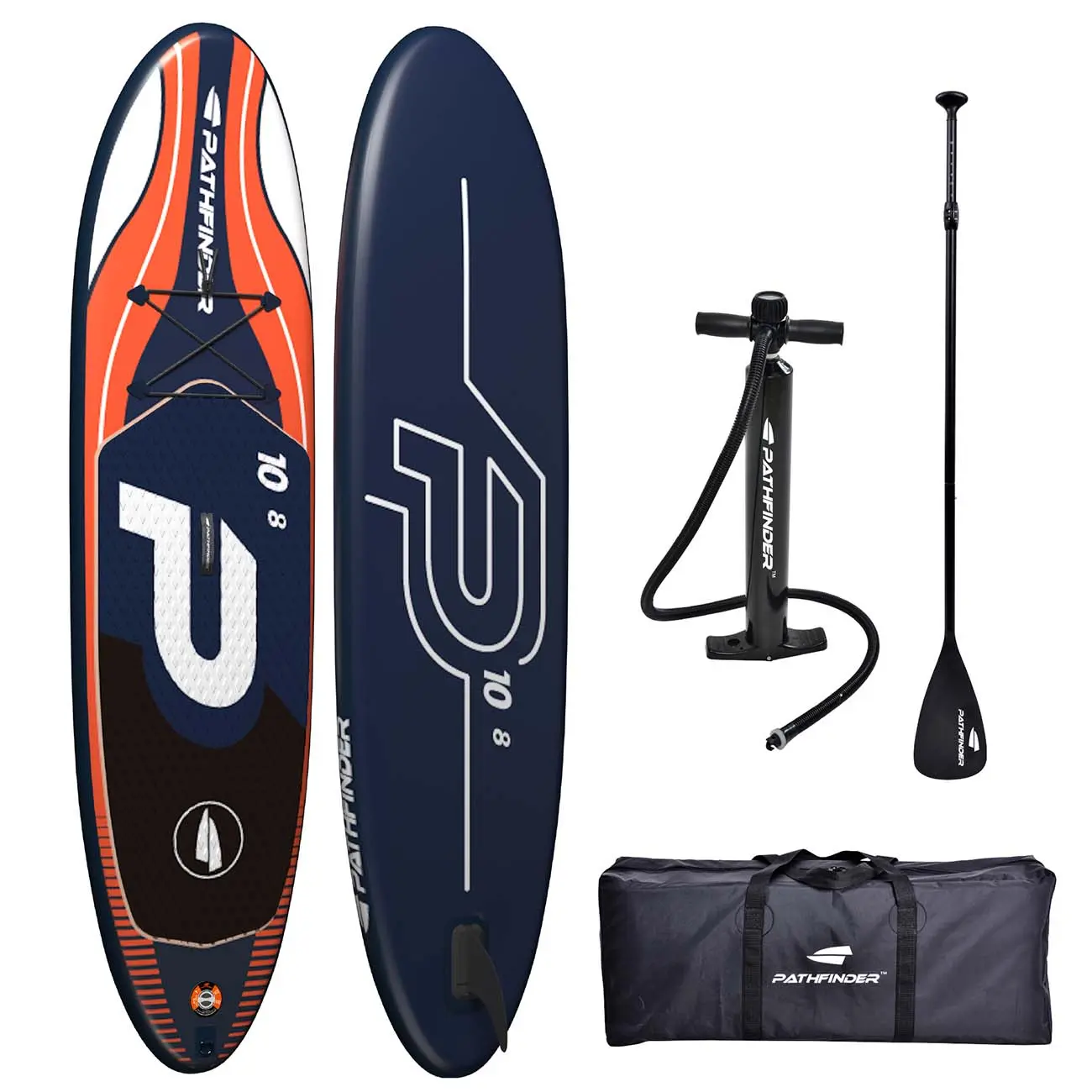 Pathfinder SUP daska All Around Lite 10'8", 325x76x15cm, Crno-narandžasta