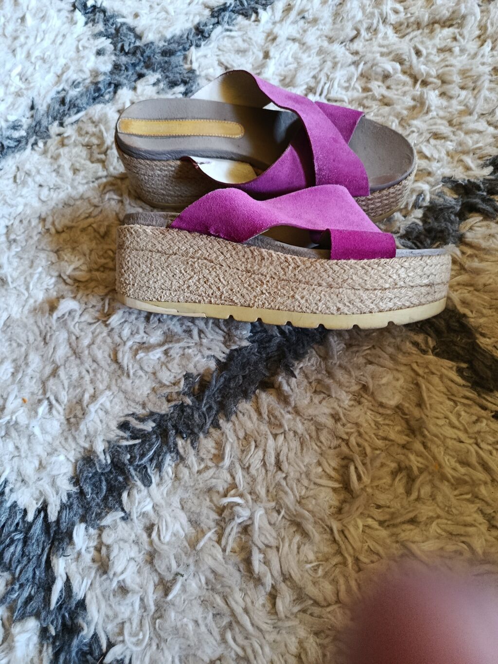 Kozne Platforme sandale sa espadril đonom - Model: ženske