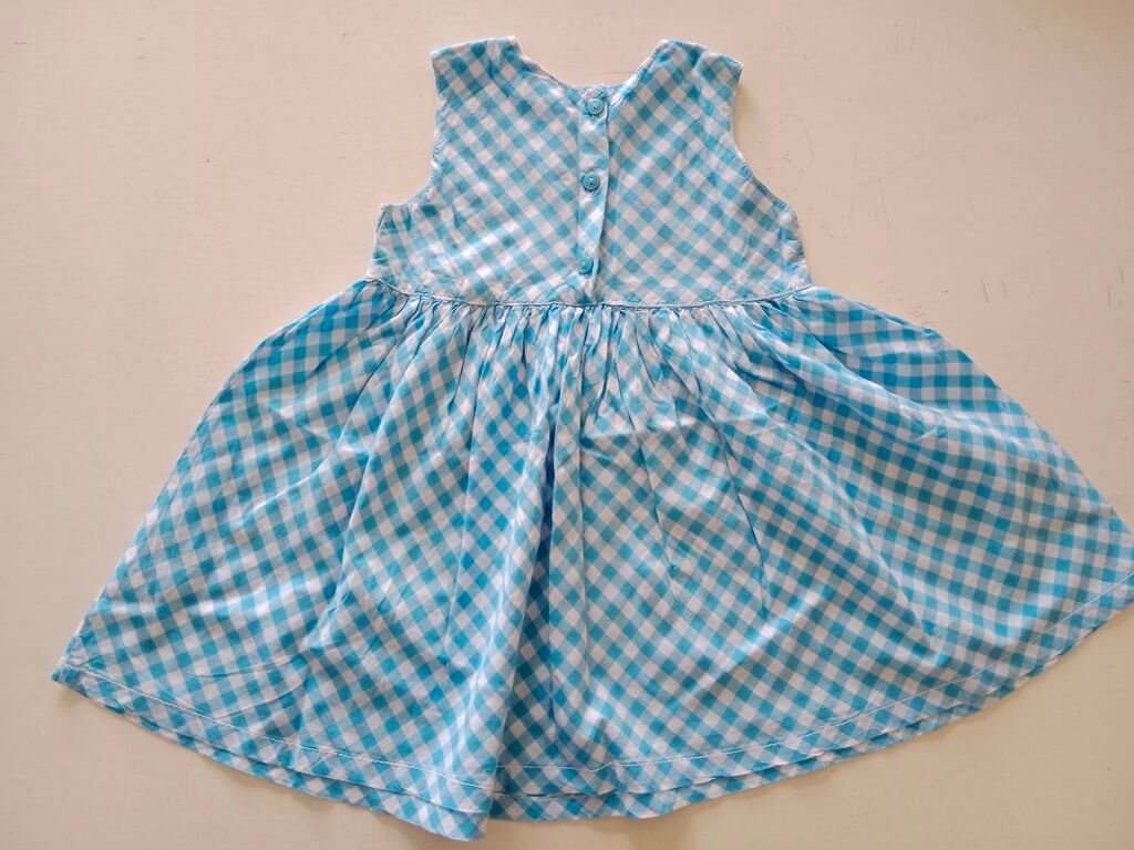 H&M haljinice bebi plave    Veličine 86cm pepito    92cm konjići