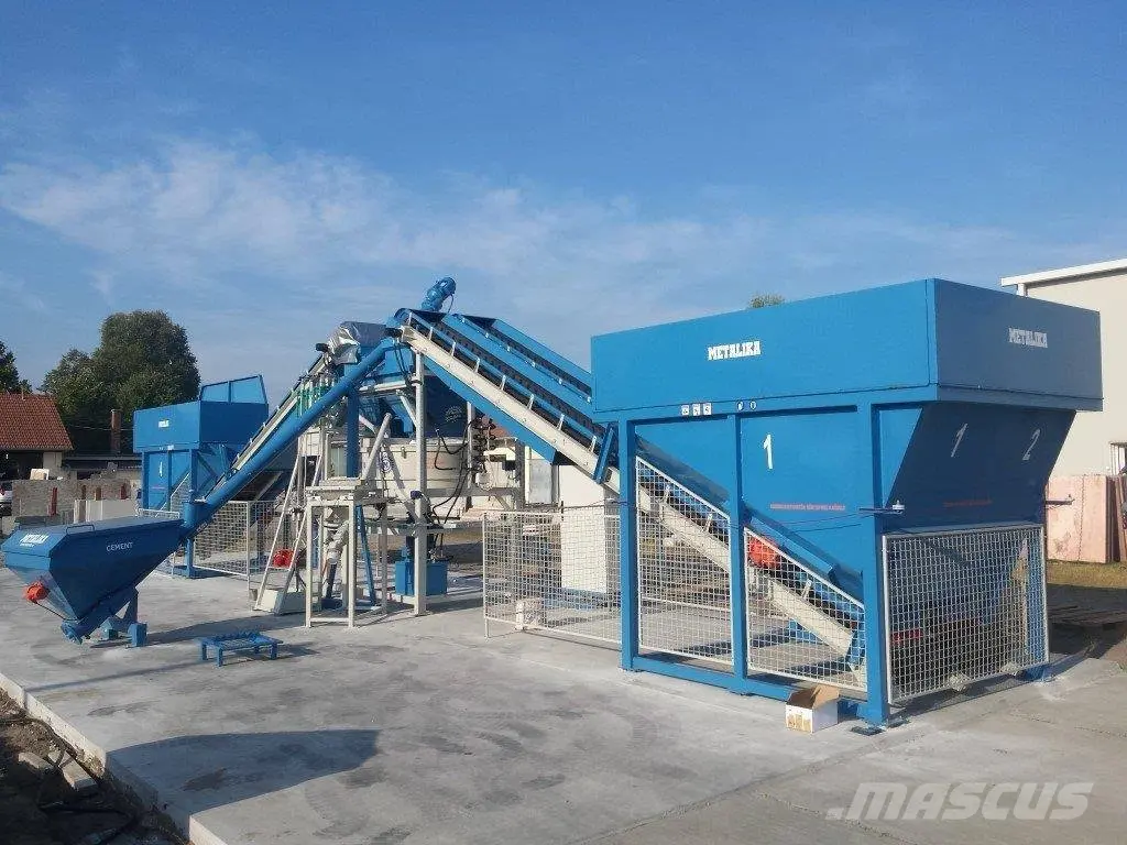 Metalika MBT-750V Concrete Mixing Plant (Compact)