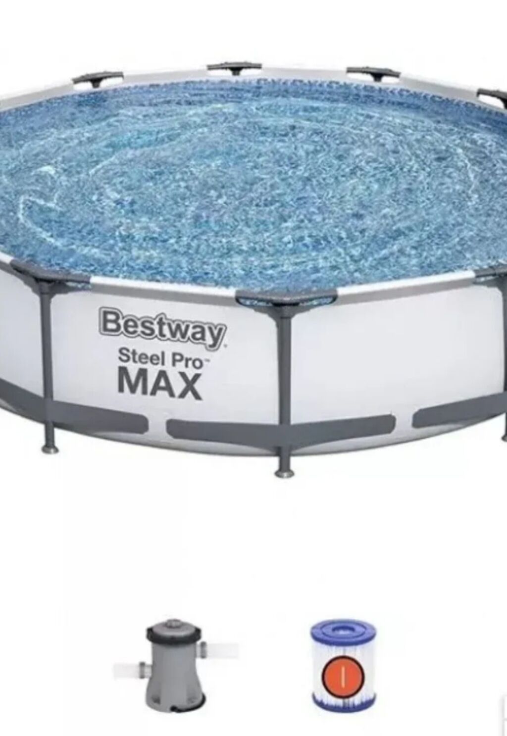 Bestway Steel Pro MAX – okrugli nadzemni bazen sa čeličnim ramom -