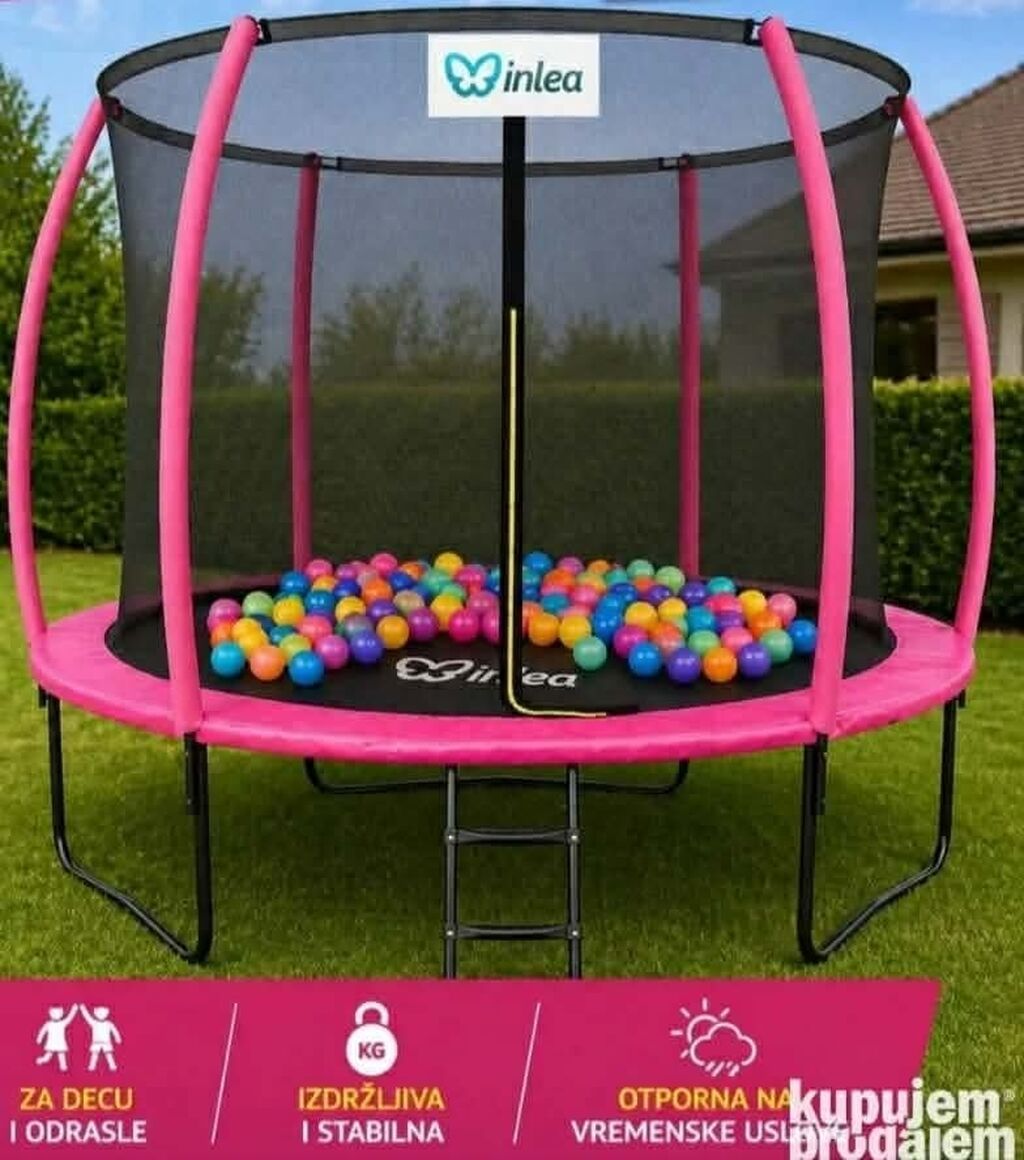 05. NOVE TRAMBOLINE 305cm ! ! ! GRATIS MERDEVINE / 100 GRATIS LOPTICA