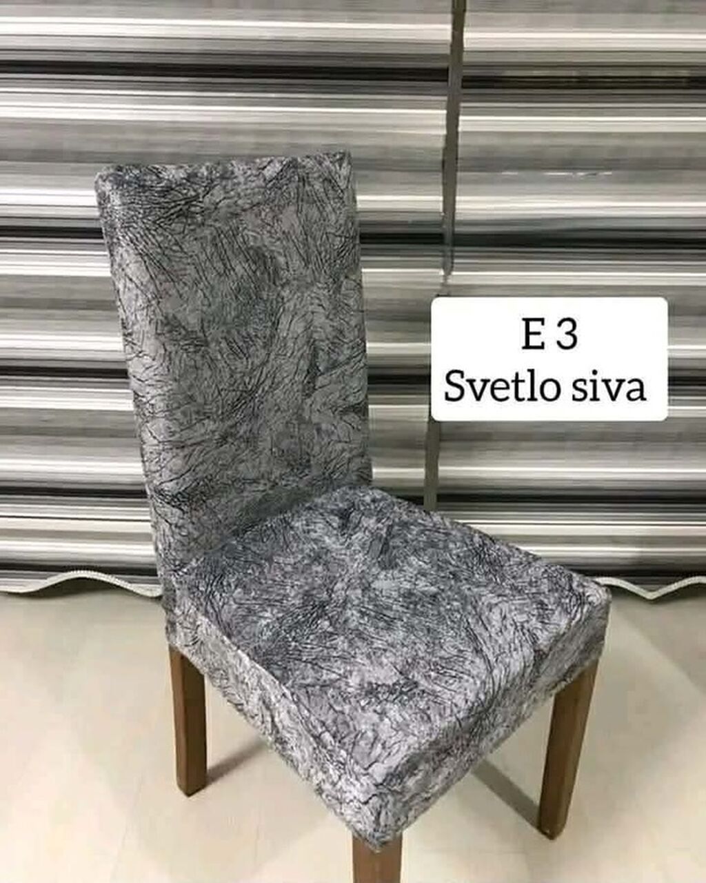 Prekrivaci Za stolice Bez karnera 6 komada -2300 Dinara