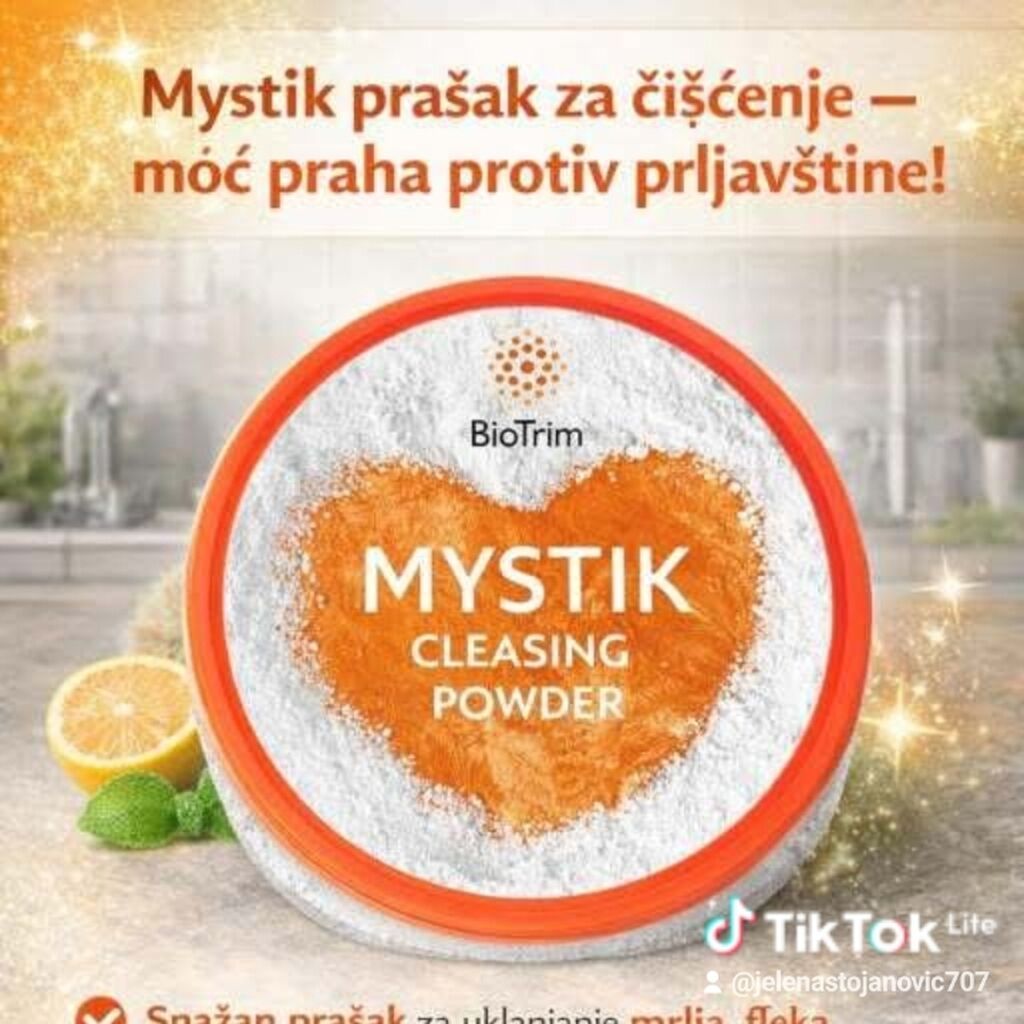 BioTrim set za savršeno čisto domaćinstvo 1) Mystik Cleasing Powder –