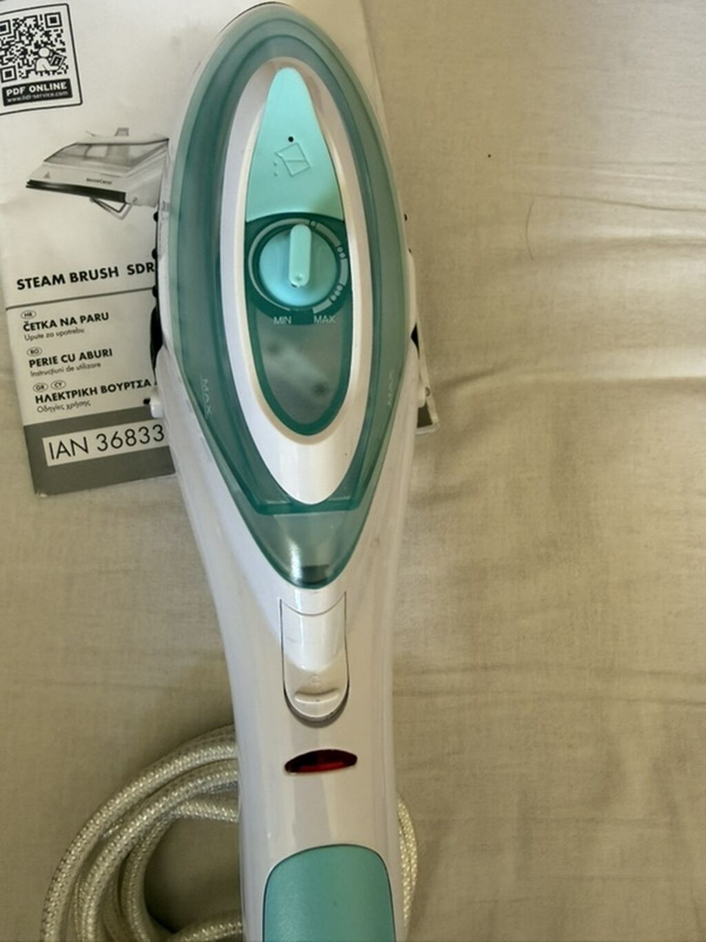 Ručna parna četka - Tip: steam brush (ručna parna pegla/četka) -