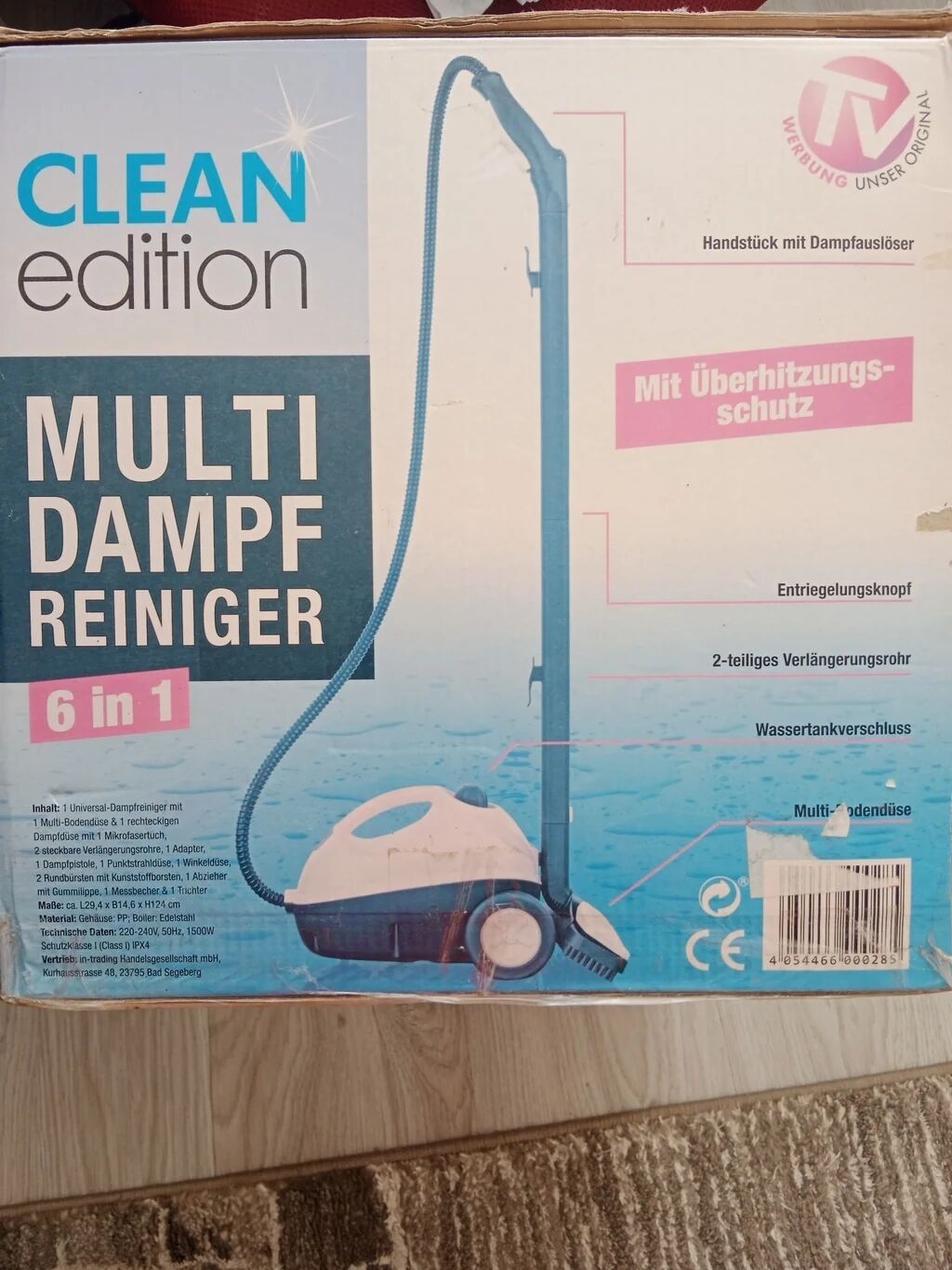 CLEAN edition Multi Dampf Reiniger – paročistač 6 u 1 - Višenamenski