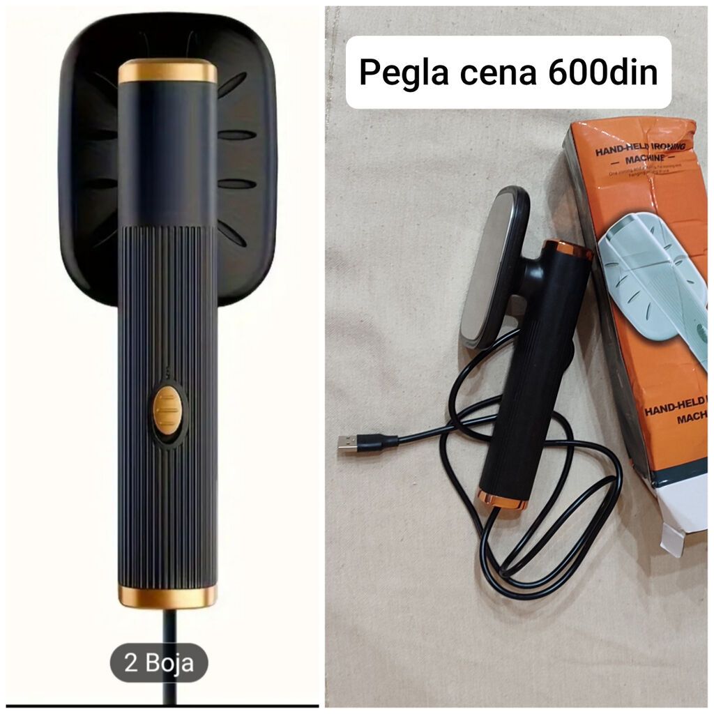 Ručna mini pegla na paru/struju – kompaktna i praktična za brzo