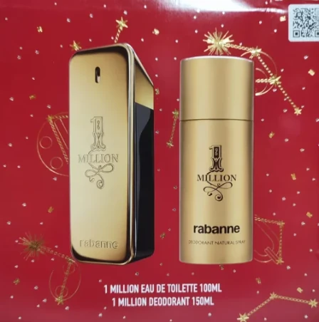Paco Rabanne One Million Muški poklon set Toaletna voda, 100 ml + Dezodorans, 150 ml