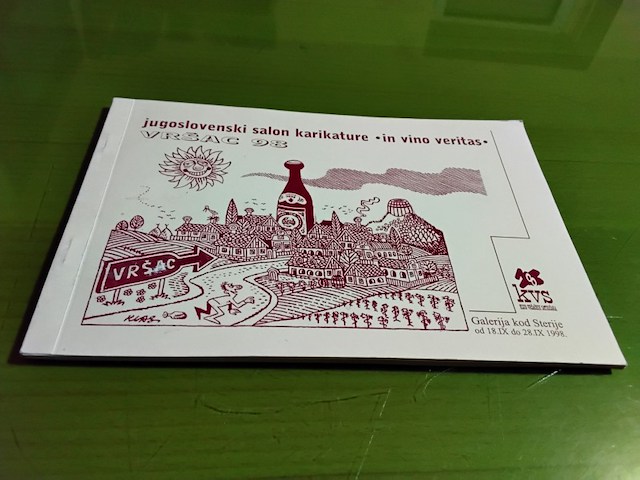 JUGOSLOVENSKI SALON KARIKATUR - IN VINO VERITAS , Vršac