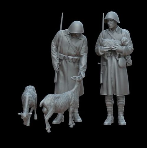 White Stork Miniatures F72183 Greek Soldiers 1940 (2 Figures / 3D-Printed)