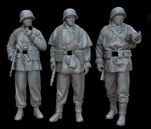 White Stork Miniatures F72185 Battle of The Bulge Part II (3 Figures / 3D-Printed)