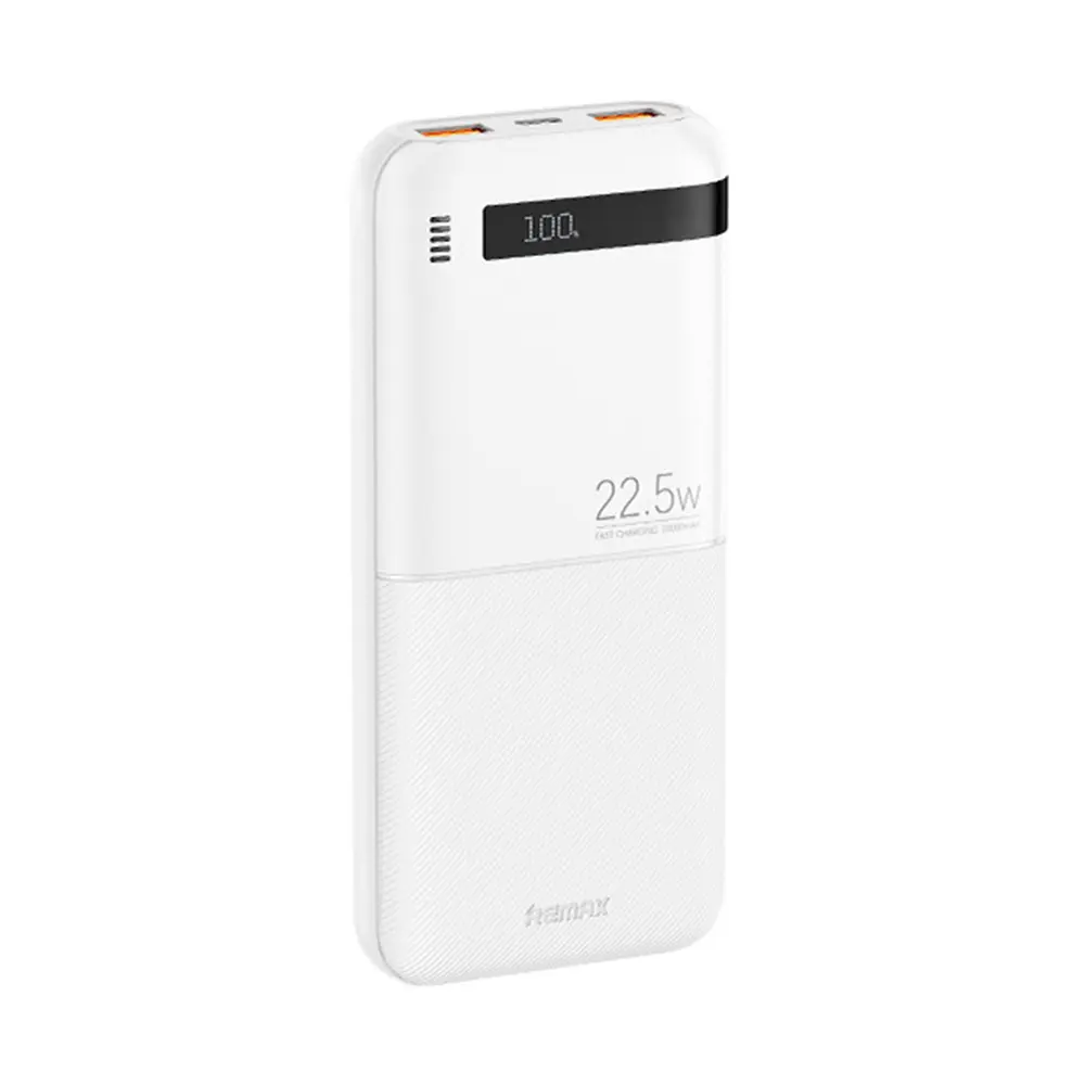 Power Bank REMAX Piloteer 20W PD+22.5W QC 10000mAh RPP-71 , Bela