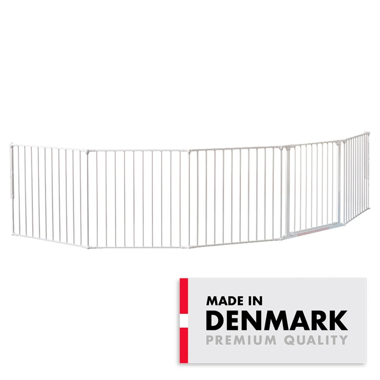 BabyDan Flex XXL Sigurnosna Ograda za Decu 90–350 cm – Zidna montaža, Bela