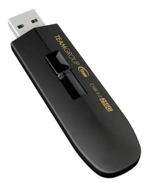 TeamGroup USB Flash C186 256GB, USB 3.2, crni (TC1863256GB01)