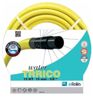 RR Italia Baštensko crevo za zalivanje Water Trico 1/2", 15m, Žuto