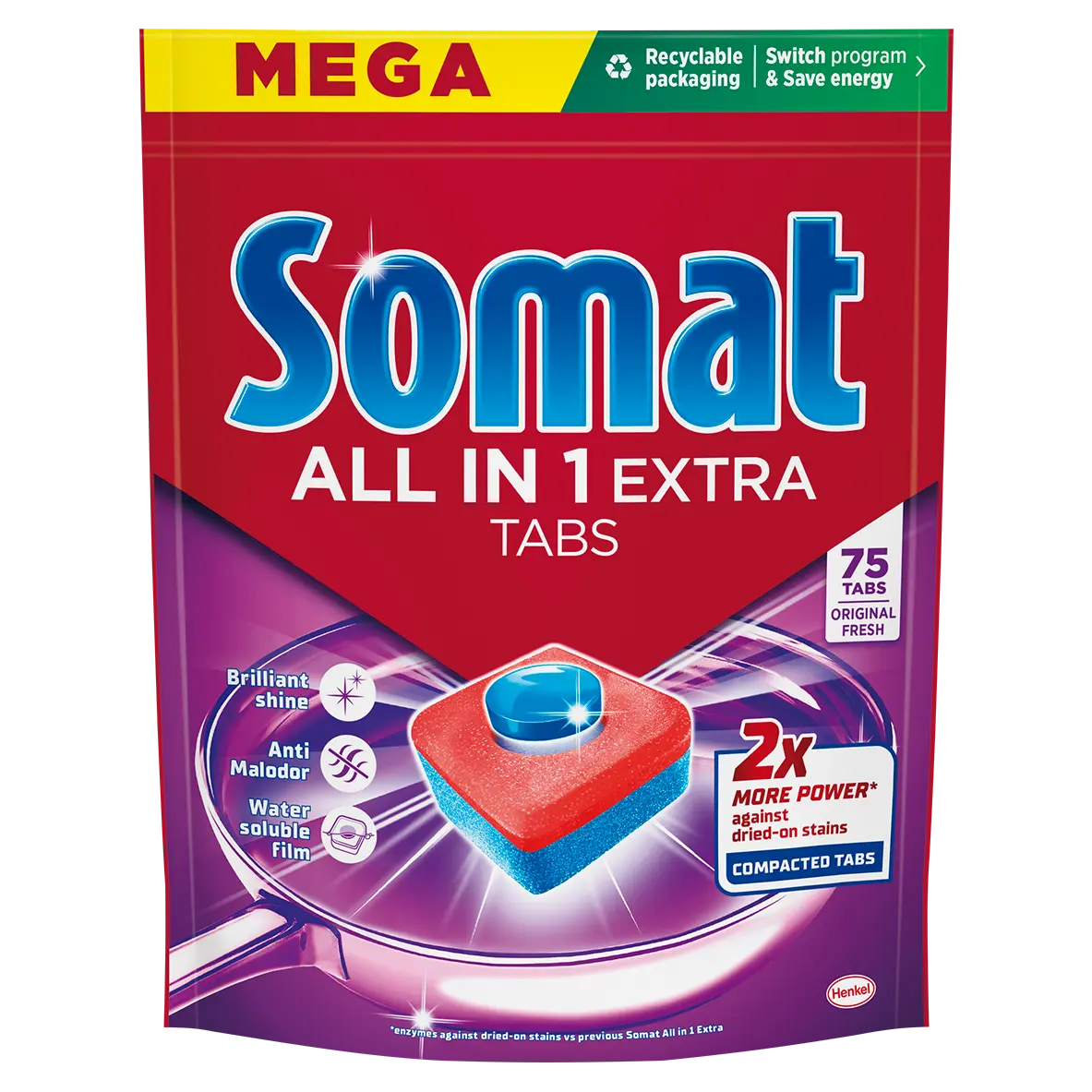 Somat Tablete za pranje posuđa All in One Extra, 75 komada