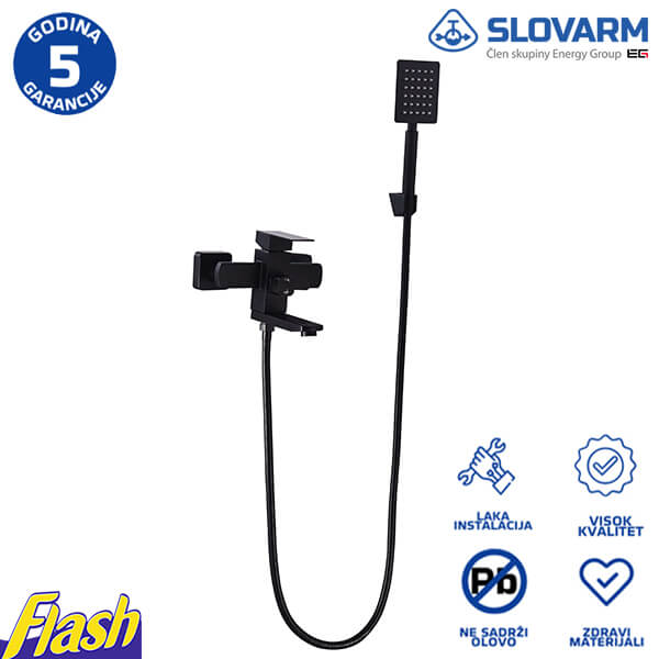 Jednoručna slavina za kadu – Slovarm – CRNA 486201