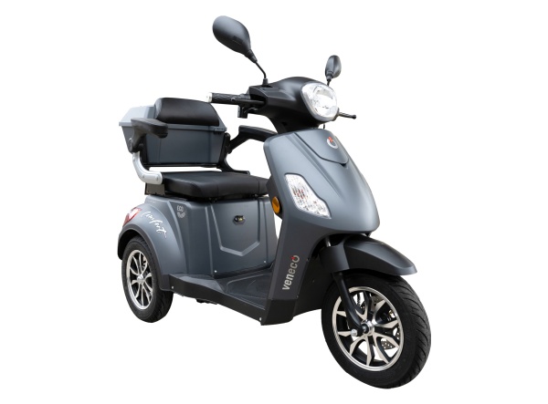 Električni tricikl 60V 20Ah 0,8kW max 25km/h sivi Veneco BN022 Comfort 1300181