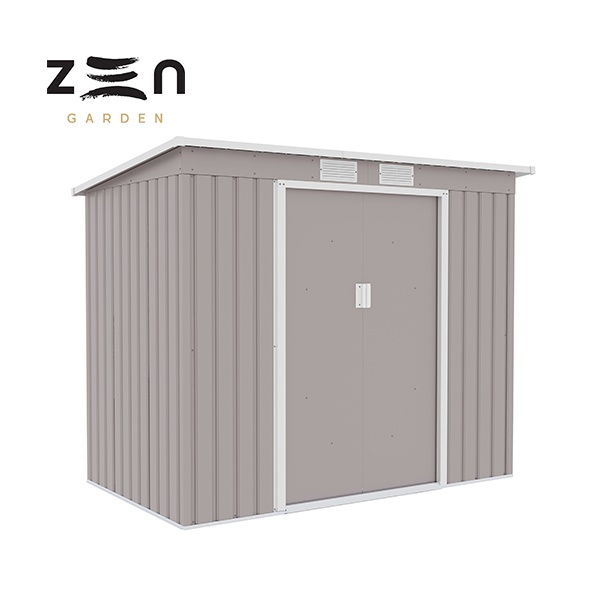 Baštenska Kućica Metalna 216x130x171cm Fortis - A Bež Zen Garden ZG 080200