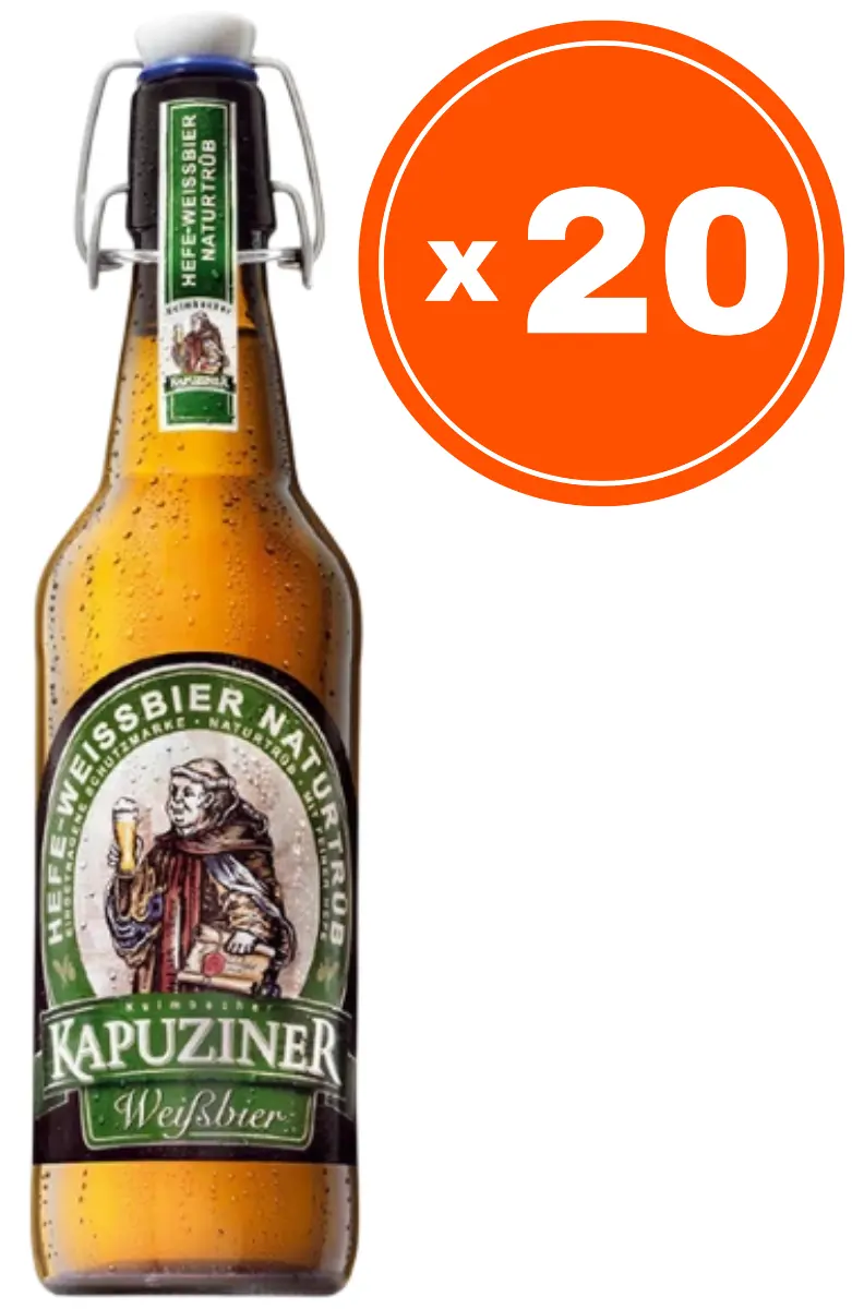 Kapuziner Svetlo pivo, 0.5l, 20 komada