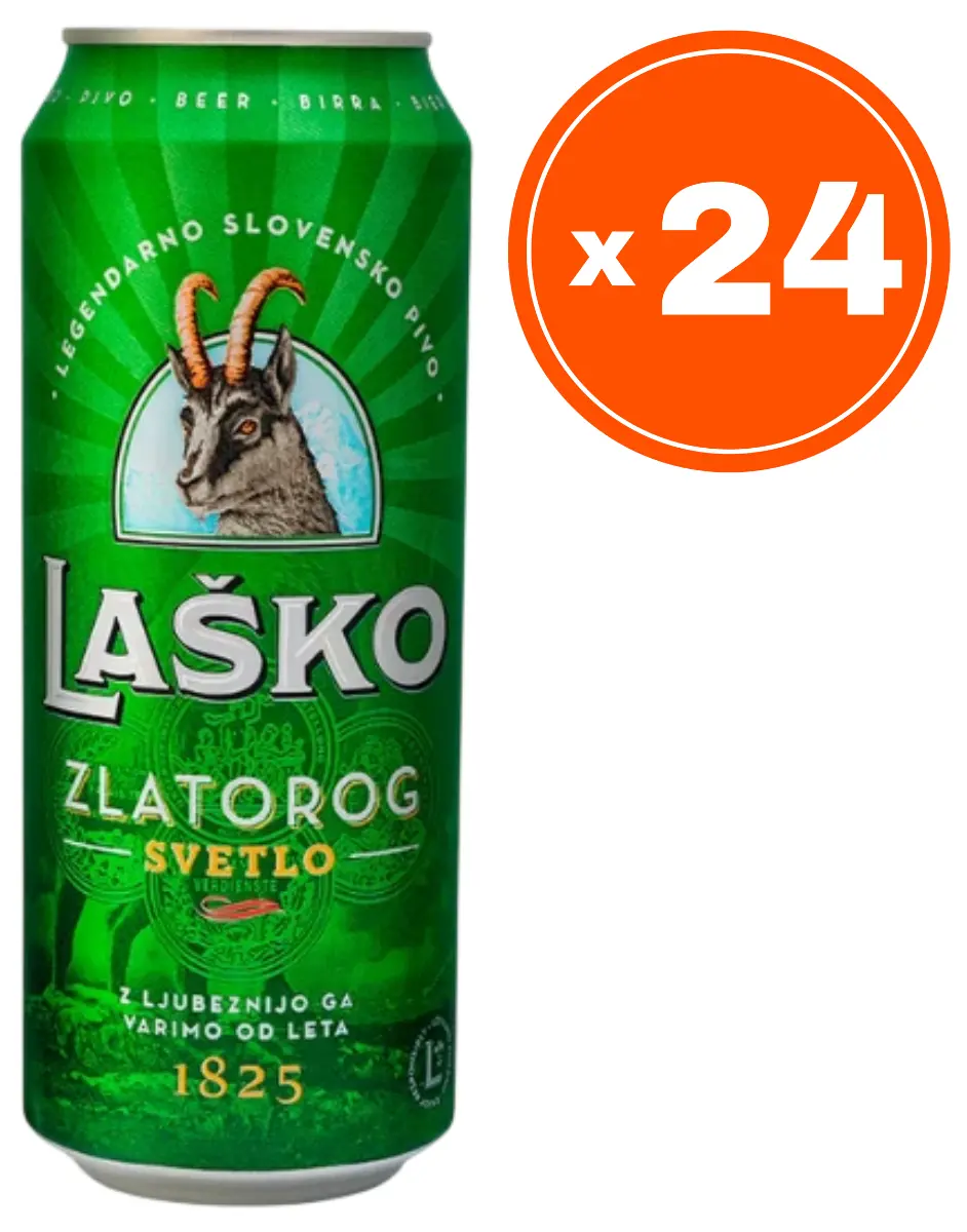 Laško Svetlo pivo, 0.5l, 24 komada
