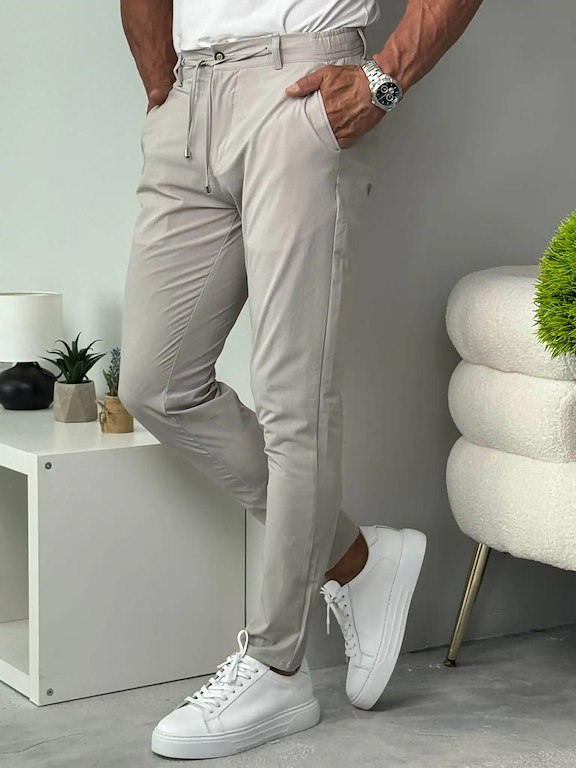Šuškave muške DynamX pantalone sa elastinom slim fit
