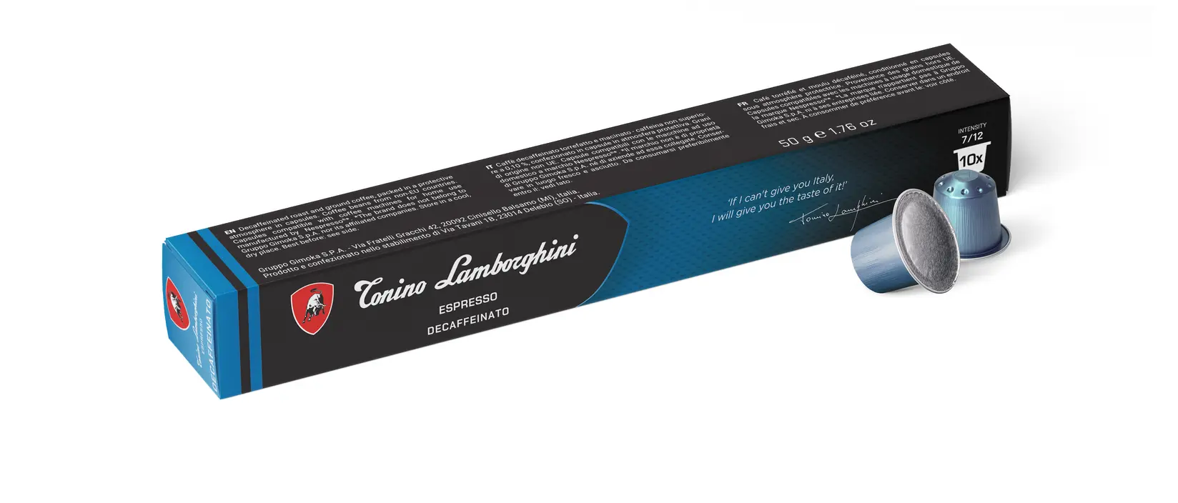 Tonino Lamborghini Kapsule za Nespresso Decaffeinato, 10 komada
