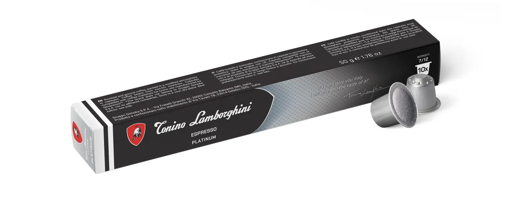Tonino Lamborghini Kapsule za Nespresso Platinum, 10 komada