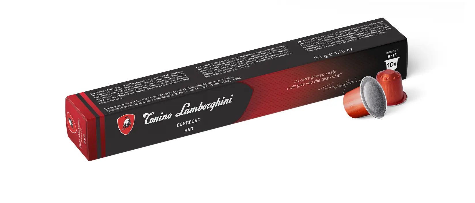Tonino Lamborghini Kapsule za Nespresso Red, 10 komada