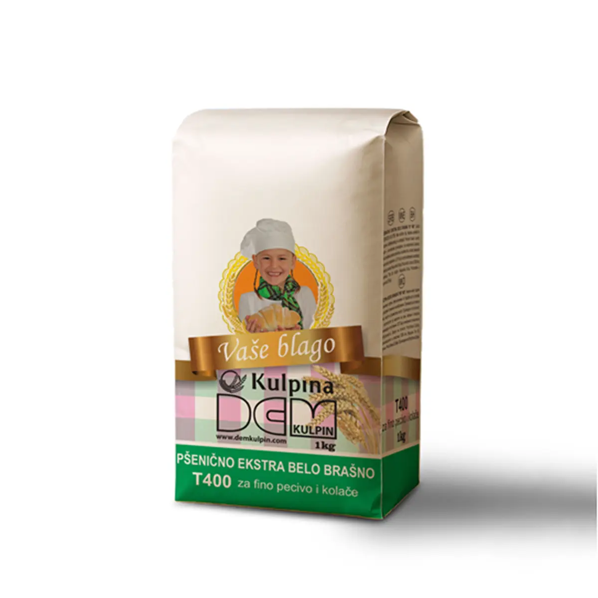 DEM Pšenično ekstra belo brašno T- 400, 1kg