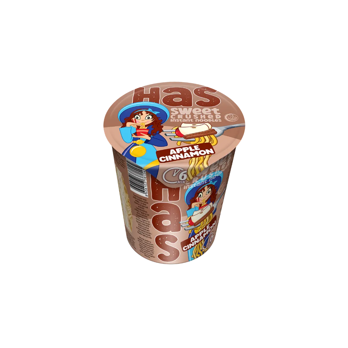 Has Noodle Nudle u čaši Jabuka cimet, 50g