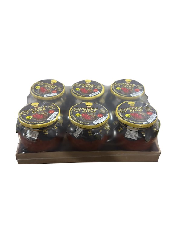Oki Doki Ajvar original ljuti, 6 komada, 550 g