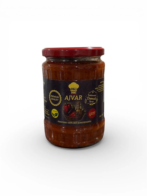 Oki Doki Ajvar ljuti, 550 g