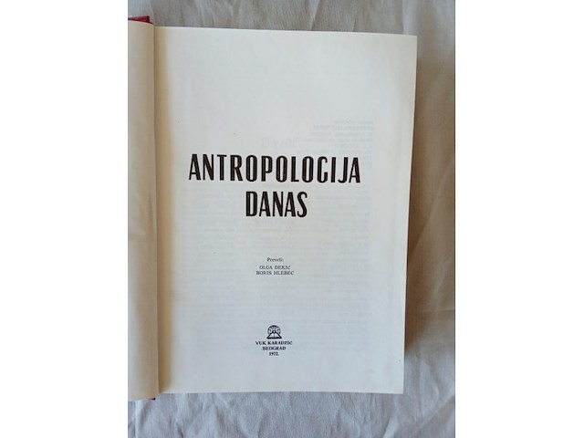 Antropologija Danas-A.L.Kroeber