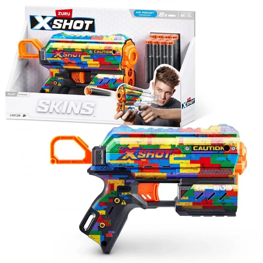 Zuru Puška igračka X-Shot Skins Flux blaster Strip