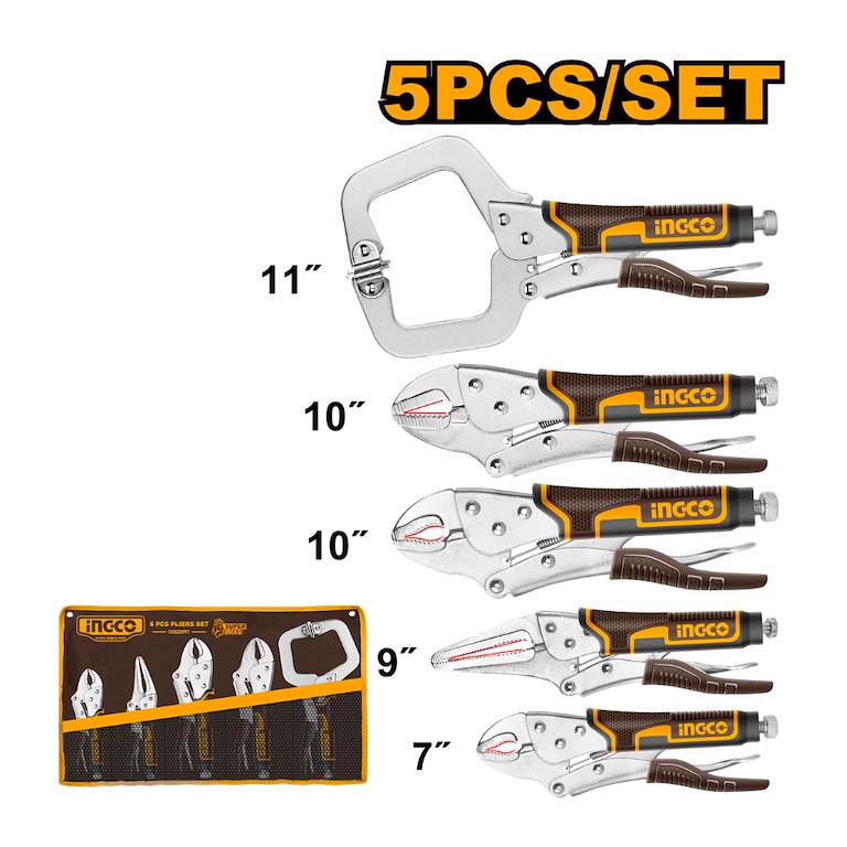 COS23091 SET GRIP KLEŠTA 5/1 SUPER INGCO