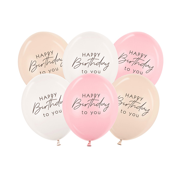 SB14P341081
12″ Latex Happy Birthday Pink Mix (6)
